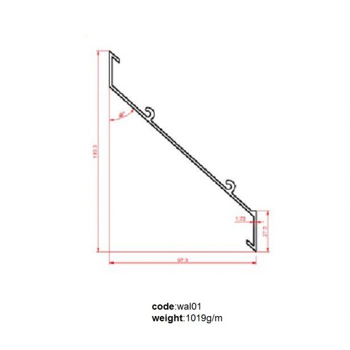 Z-shaped louver profile | Valid Aluminum