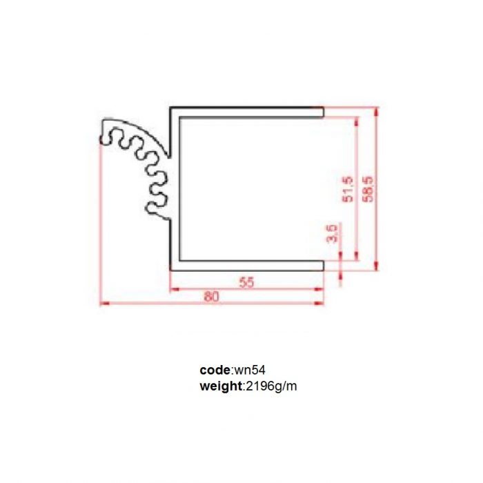 Z-shaped louver profile | Valid Aluminum